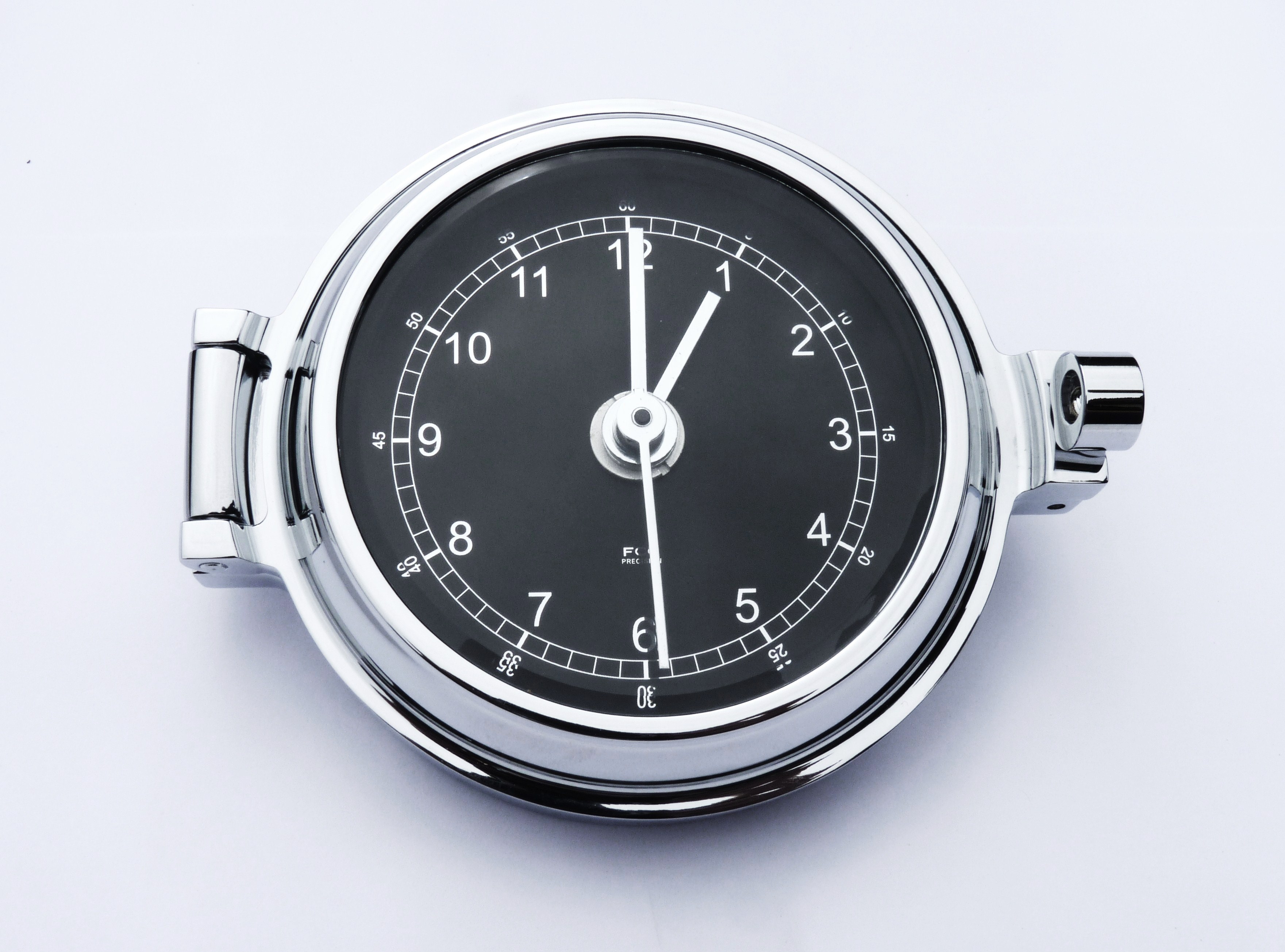 Chrome Clock Low Profile 115mm/75 - FCC Precision