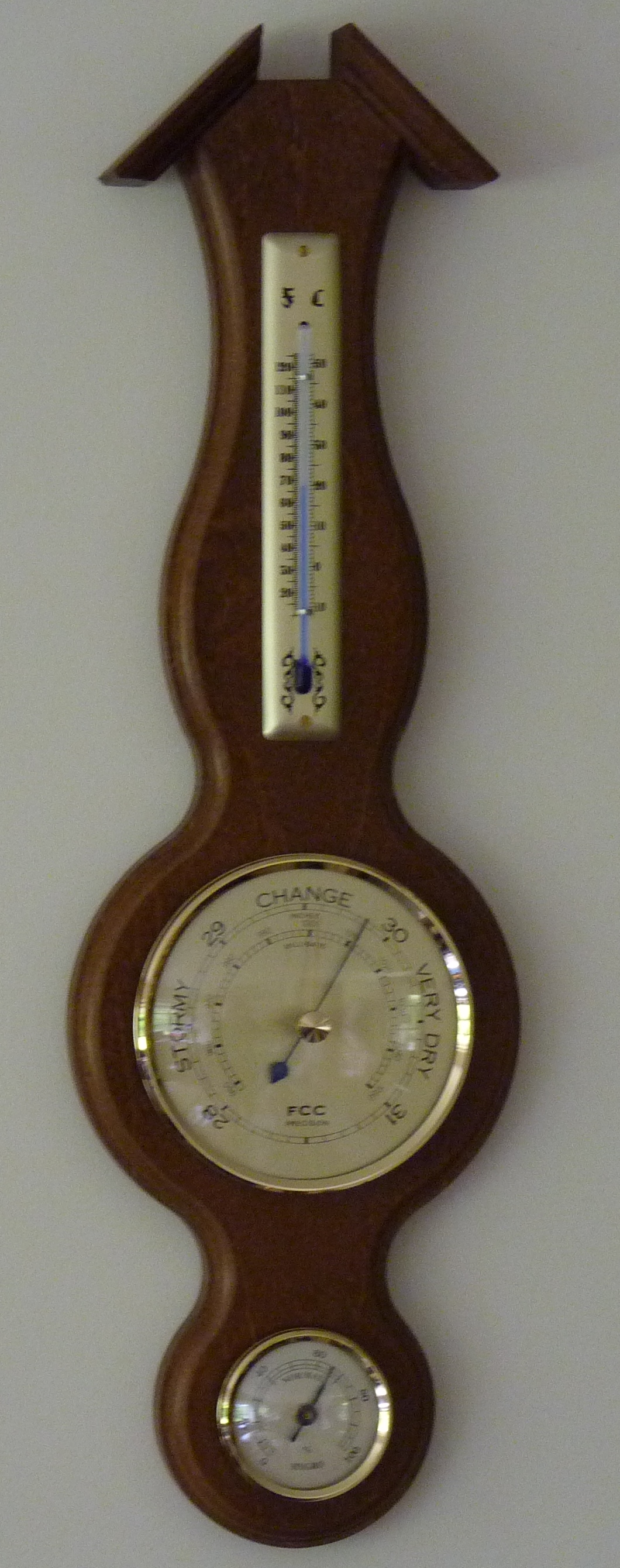 Small Banjo Barometer 390mm - FCC Precision
