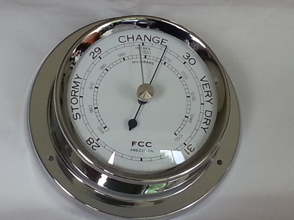 Chrome Barometer 110 mm - FCC Precision